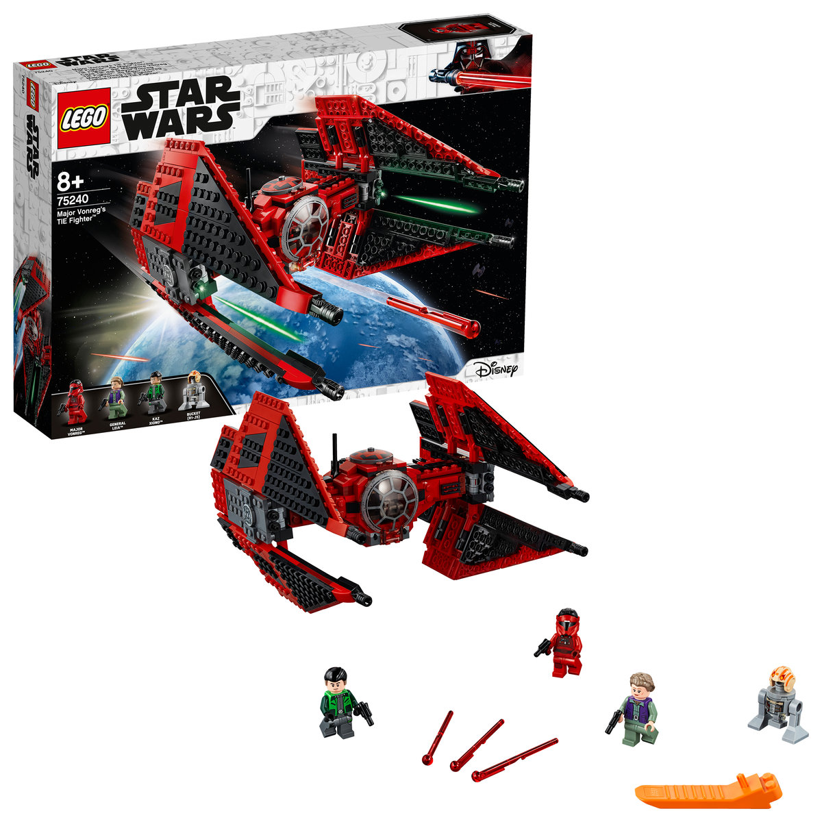 LEGO Star Wars, klocki Myśliwiec TIE Majora Vonrega, 75240 - LEGO ...