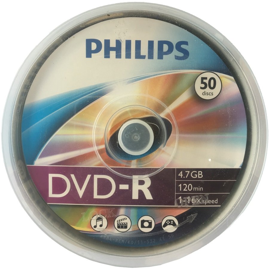Płyty DVD-R Philips, 4.7 GB, 120 min, 16x, 50 szt. - Philips | Sklep ...