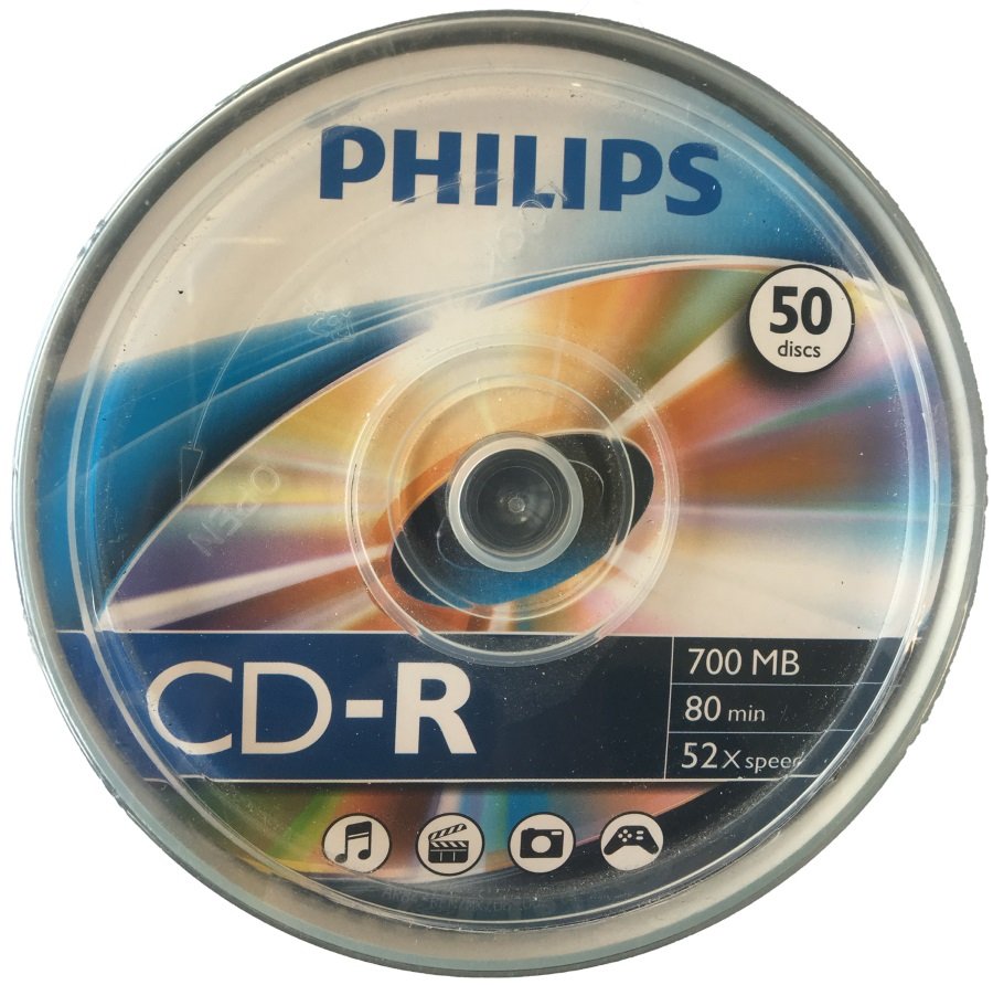 Płyty CD-R Philips, 700 MB, 80 min, 52x, 50 szt. - Philips | Sklep ...