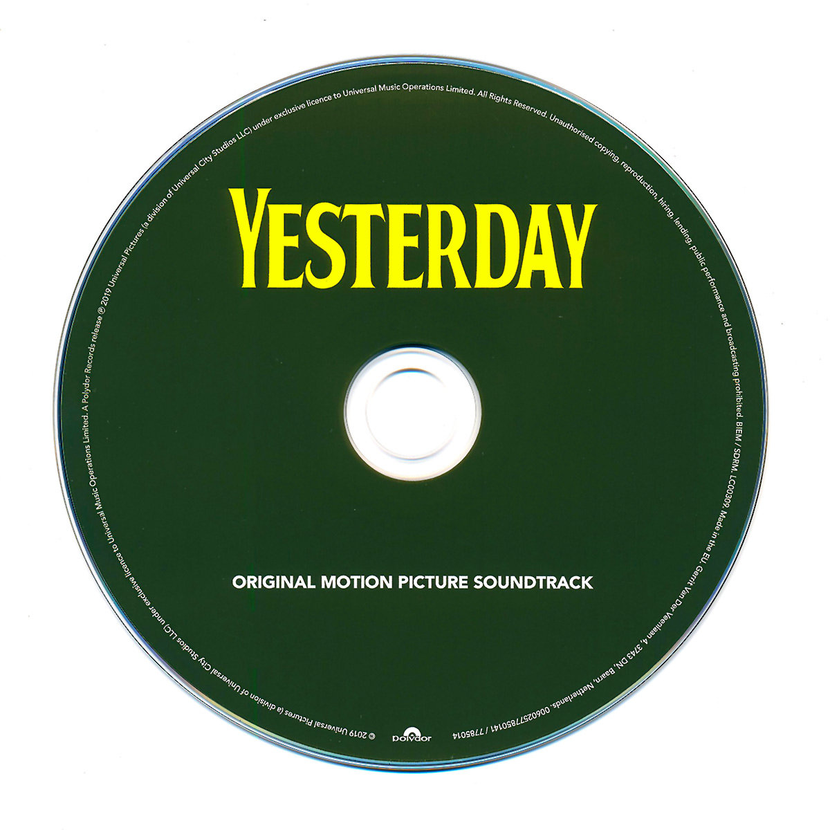 Yesterday Original Motion Picture Soundtrack - Patel Himesh | Muzyka ...