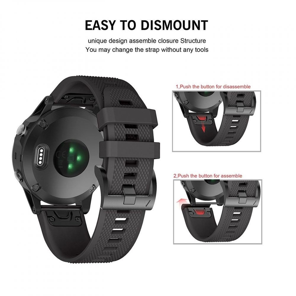 Pasek do smartwatchy Garmin Fenix 3/5X/3HR/5X PLUS 26mm TECH-PROTECT ... Pasek do smartwatchy Garmin Fenix 3/5X/3HR/5X PLUS 26mm TECH-PROTECT ...