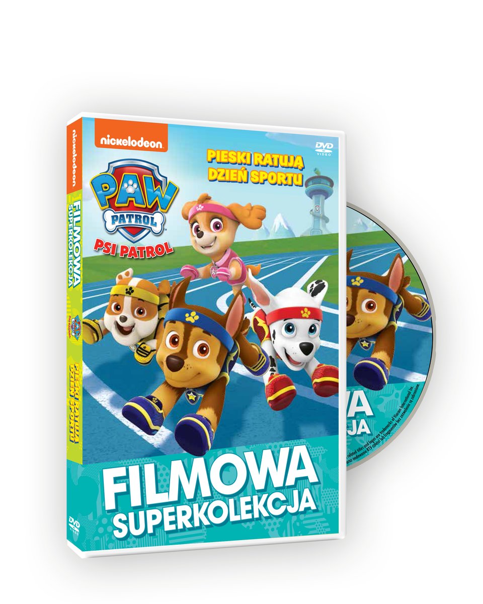 Psi Patrol: Pieski ratują dzień sportu DVD - Apostolakis Anna | Filmy ...