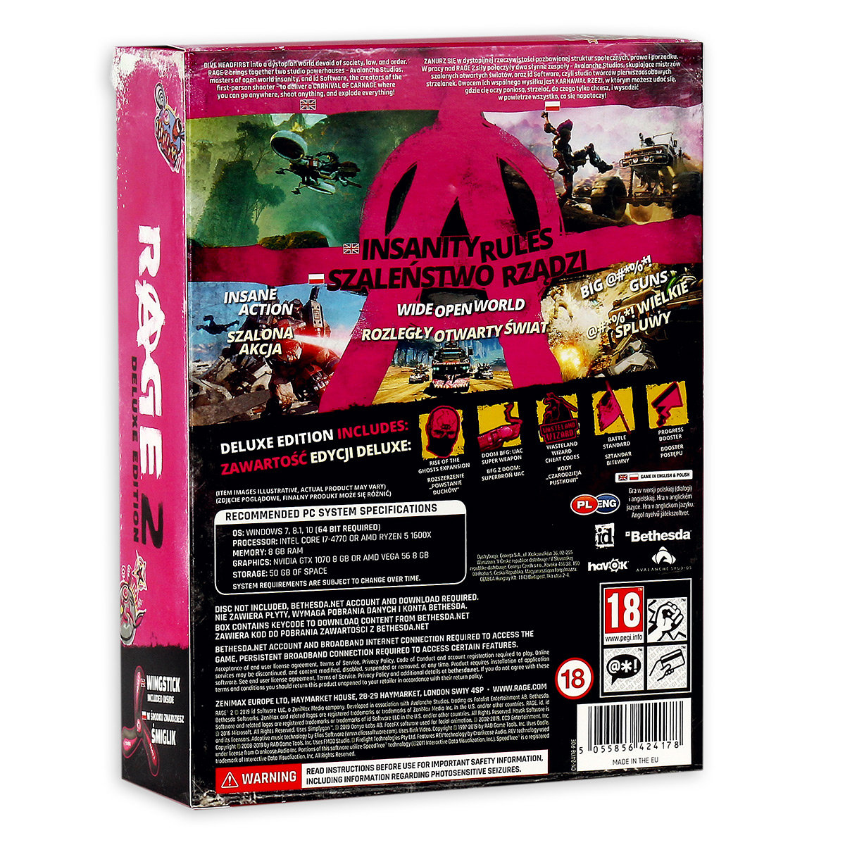 Rage 2 - Wingstick Deluxe Edition ( PC) - Avalanche Studios | Gry i ...