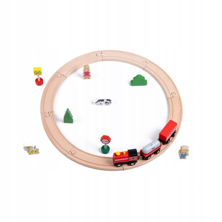 Pan Patyk, drewniana kolejka - Pan Patyk | Sklep EMPIK.COM