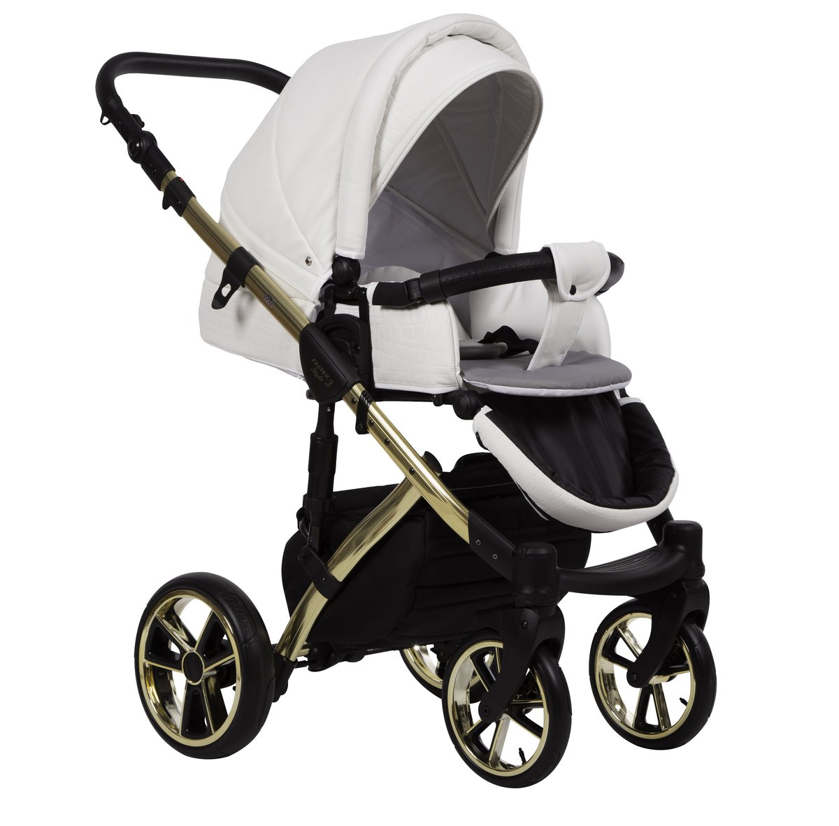 Baby Merc, Faster III, Limited Edition, Wózek wielofunkcyjny, White and ...