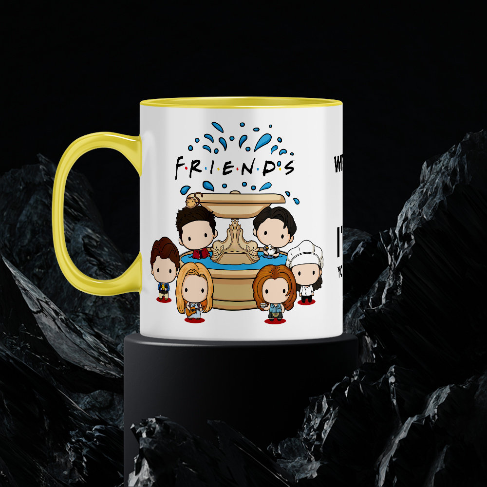 Kubek Friends 048 Friends Żółty - ERT Group | Sklep EMPIK.COM