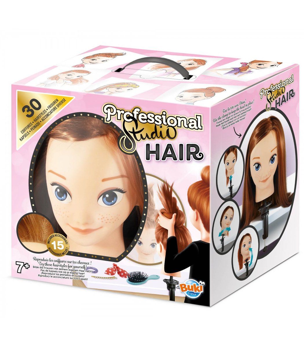 Buki France, zabawka edukacyjna Głowa lalki do czesania i stylizacji ...