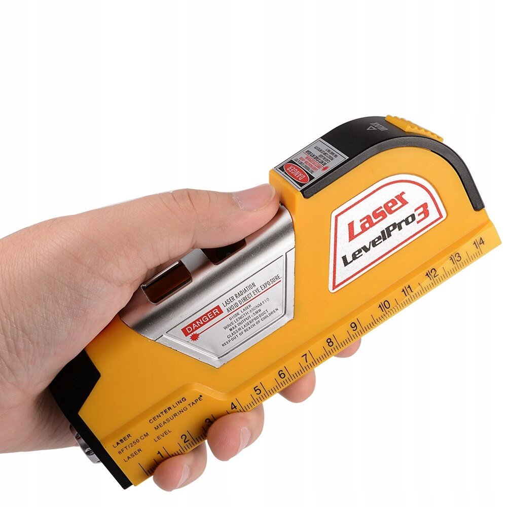 POZIOMICA LASEROWA LEVEL PRO 3 Z MIARKĄ 250 CM - decortrend | Sklep ...