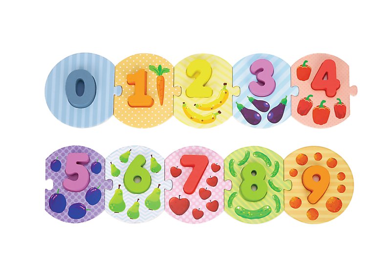 Trefl, zabawka drewniana Układanka Cyferki - Trefl | Sklep EMPIK.COM