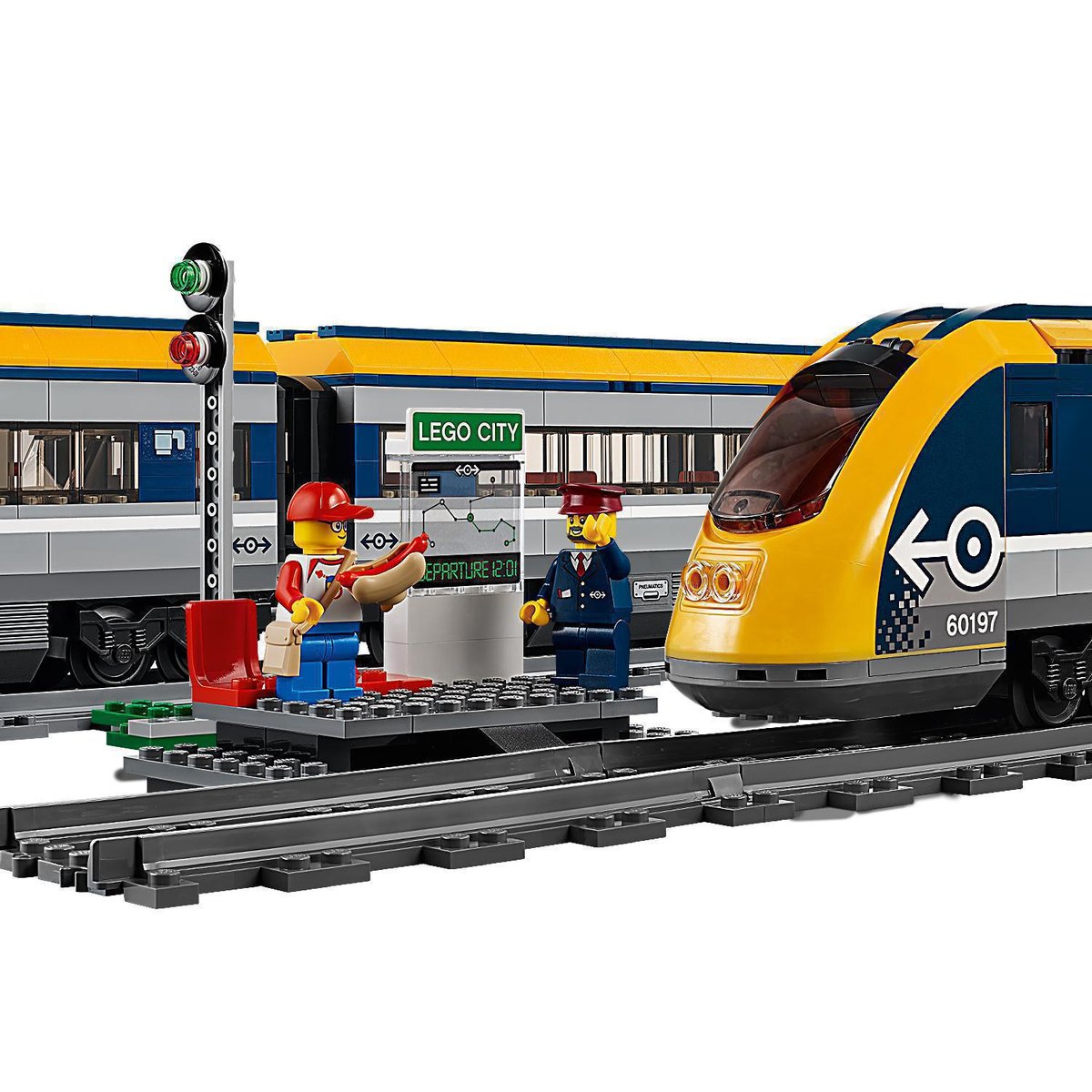 LEGO City, klocki Pociąg pasażerski, 60197 - LEGO | Sklep EMPIK.COM