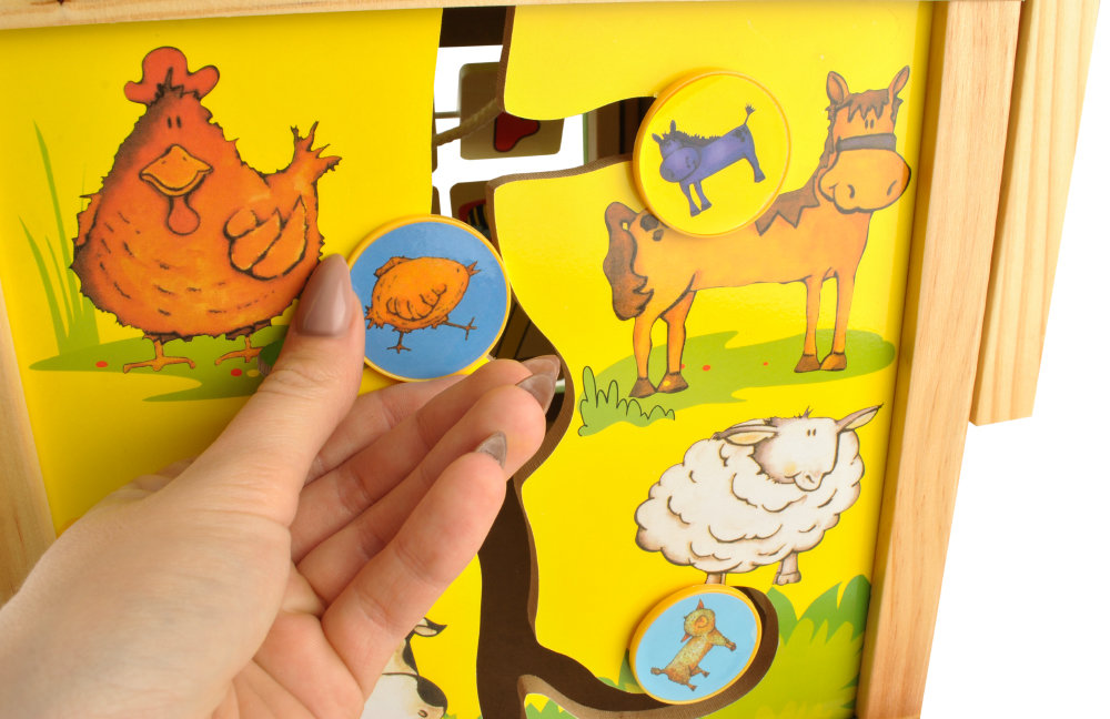 Drewniany Edukacyjny Chodzik Pchacz Jeździk Kostka KRUZZEL - Kruzzel ...