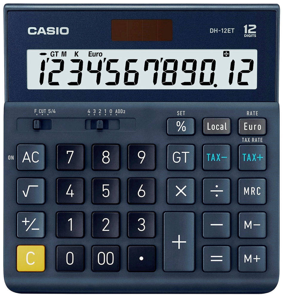Kalkulator Casio DH-12ET 12-pozycyjny - CASIO - kalkulatory | Sklep ...