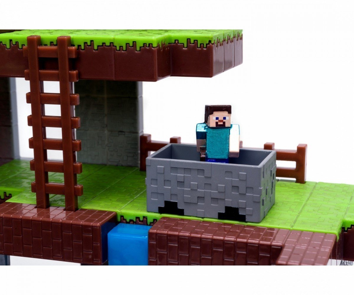 Dickie, Minecraft, zestaw figurek, Jada Minecraft Nano Scene Overworld ...