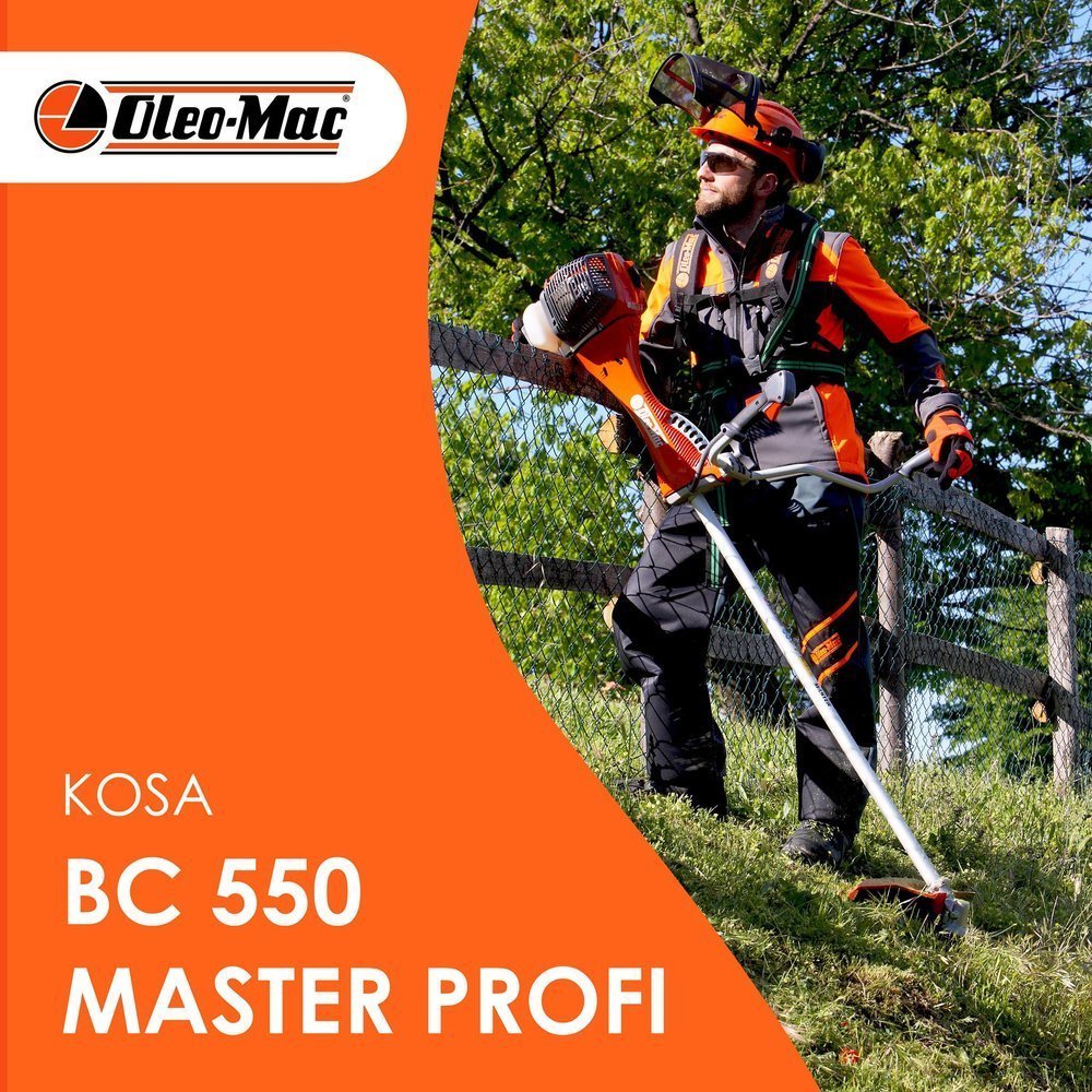 Oleo Mac Bc 550 Master Profi Kosa Spalinowa Do Trawy Profesjonalna Wykaszarka Podkaszarka ...