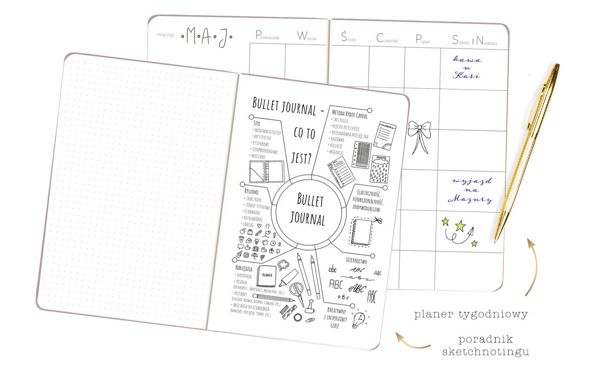 Interdruk, Organizer Bullet Journal Dream Book, A5, 288 kartek ...