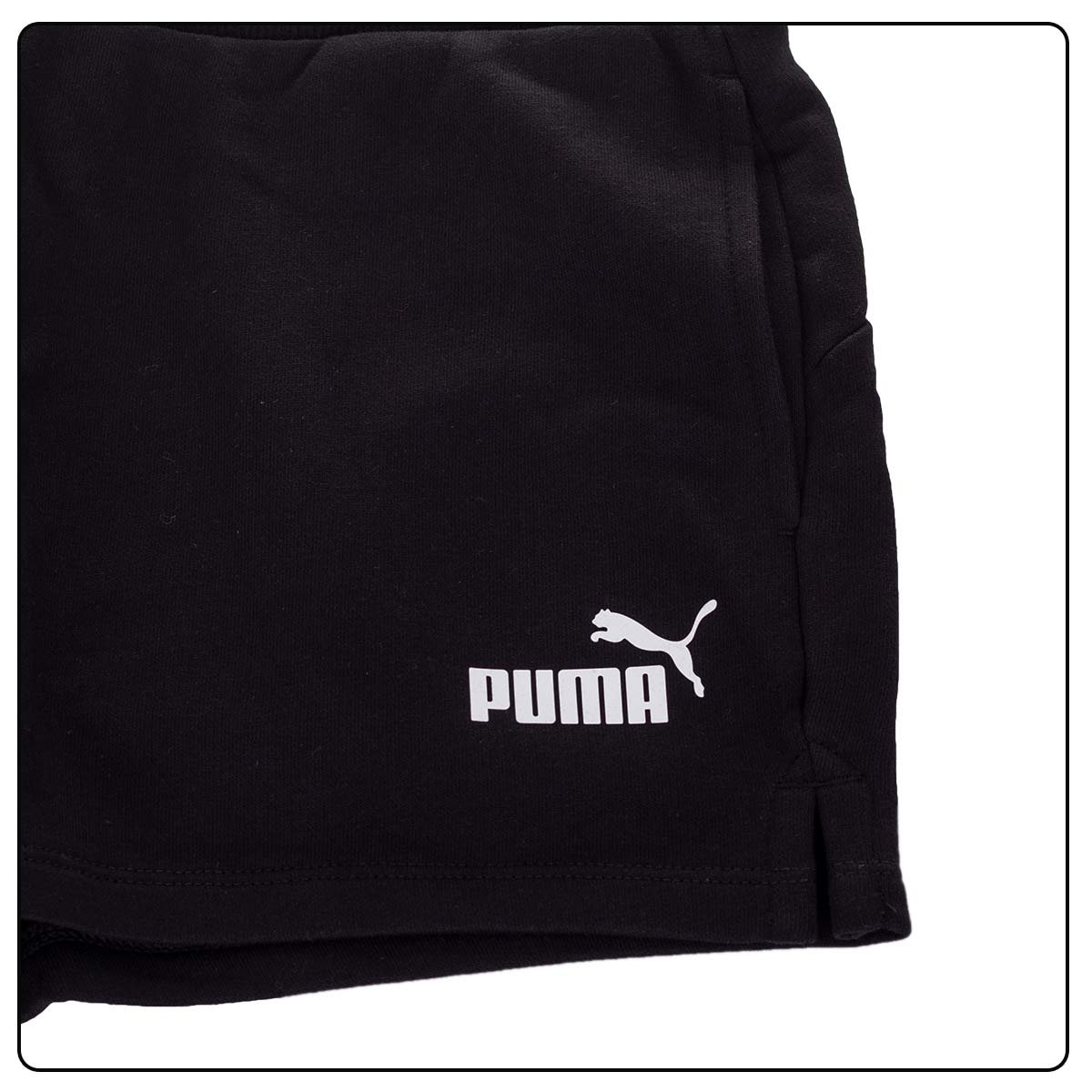 Puma Krótkie Spodenki Damskie Szorty Ess 4 Sweat Shorts Tr Black 586824 ...