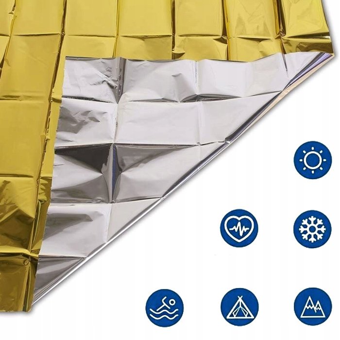 Koc ratunkowy termiczny - folia termiczna NRC - LUKSELL | Sport Sklep ...