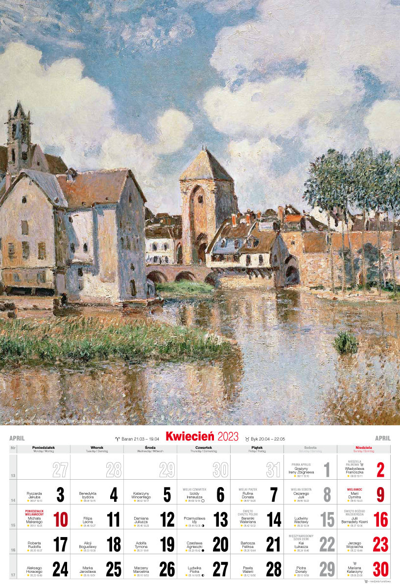 Kalendarz 2023, Impresjoniści A3-10 - | Sklep EMPIK.COM