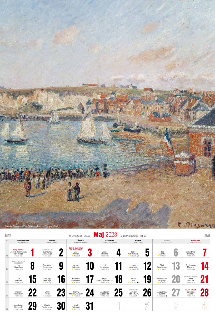 Kalendarz 2023, Impresjoniści A3-10 - | Sklep EMPIK.COM