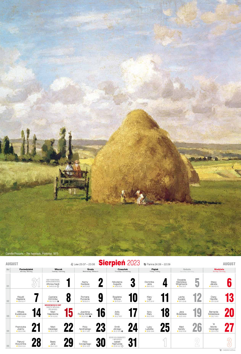 Kalendarz 2023, Impresjoniści A3-10 - | Sklep EMPIK.COM