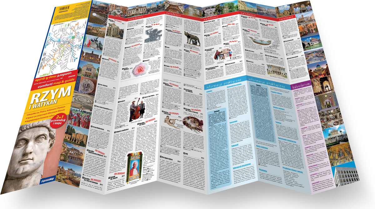 Rzym i Watykan. 2w1: przewodnik i mapa - Opracowanie zbiorowe | Książka ...