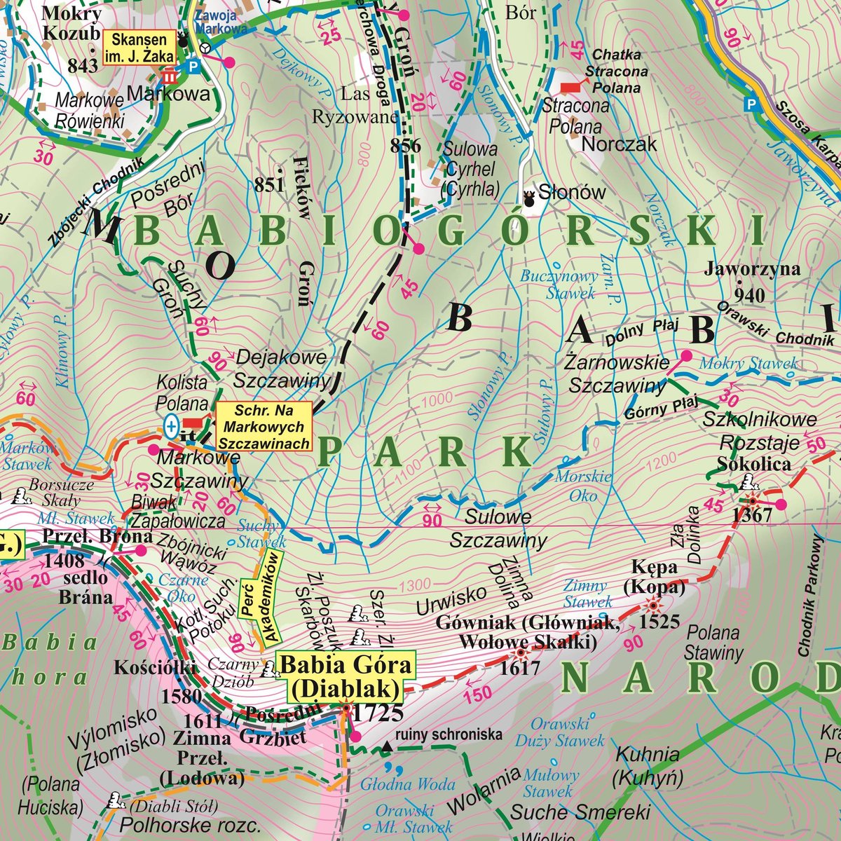 Beskid Żywiecki mapa ścienna 1:50 000, ArtGlob - Artglob | Sklep EMPIK.COM