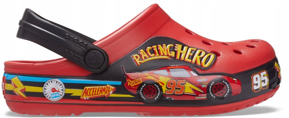 Dziecięce Chodaki Buty Crocs Clog Cars Zygzak 23,5 - Crocs | Sklep ...