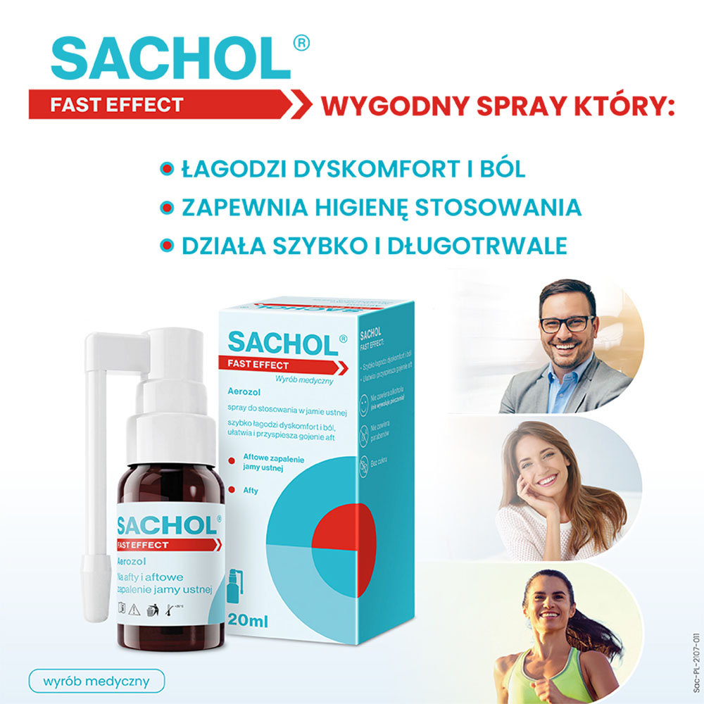 Sachol Fast Effect, spray, 20 ml | Sklep EMPIK.COM