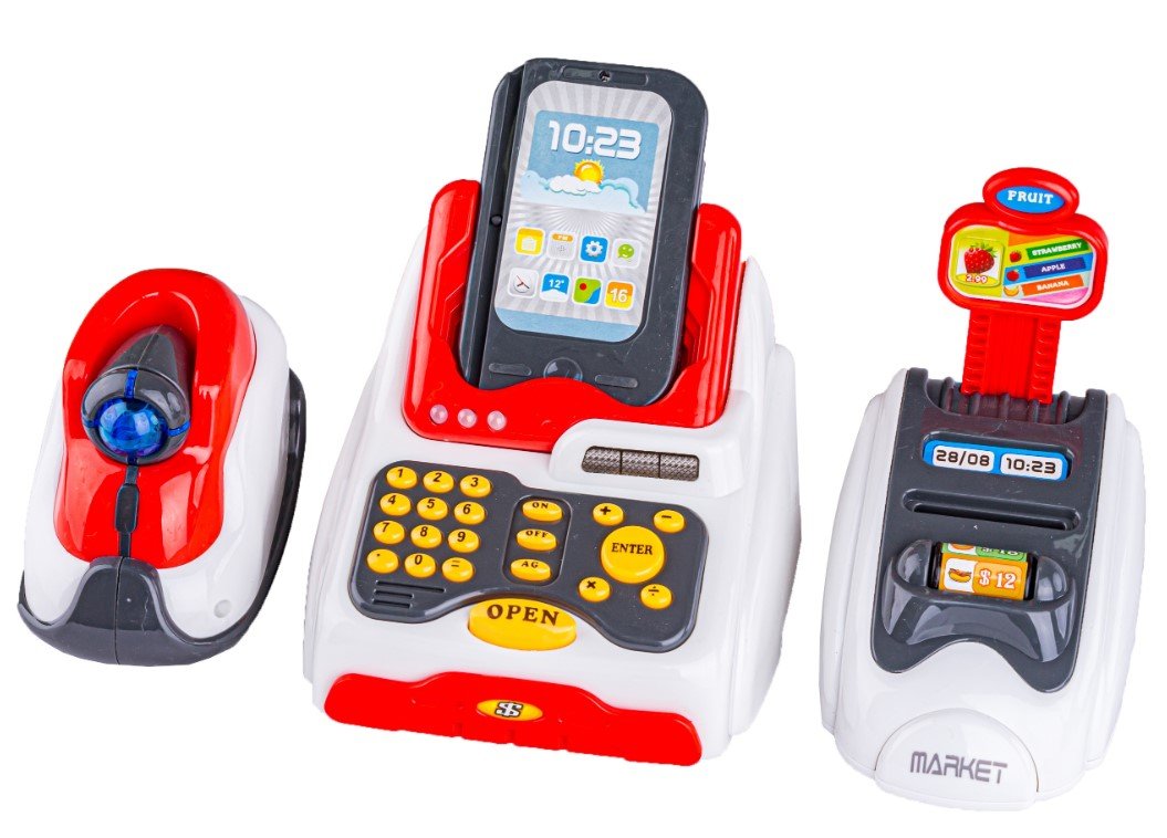 Kasa Dla Dzieci Kasa Fiskalna Sklepowa Funny 1 Supermaket Sklep Zabawka ...