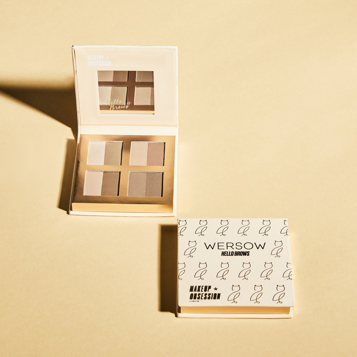 Makeup Obsession X Wersow Hello Brows Paleta Cieni Do Brwi 8 Odcieni