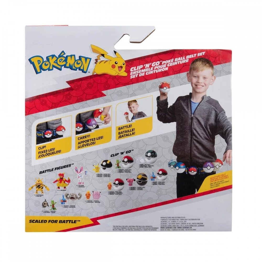 POKEMON Clip n Go Poke Ball Pas Repeat Ball, Timer Ball, and Machop Seria 10, figurka - Pokemon ...