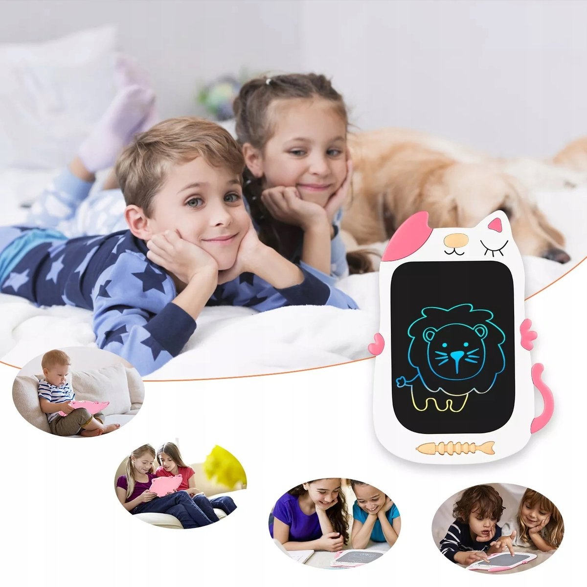 Tablet Lcd Dla Dzieci Rysowania Znikopis Tablica - AIG | Sklep EMPIK.COM