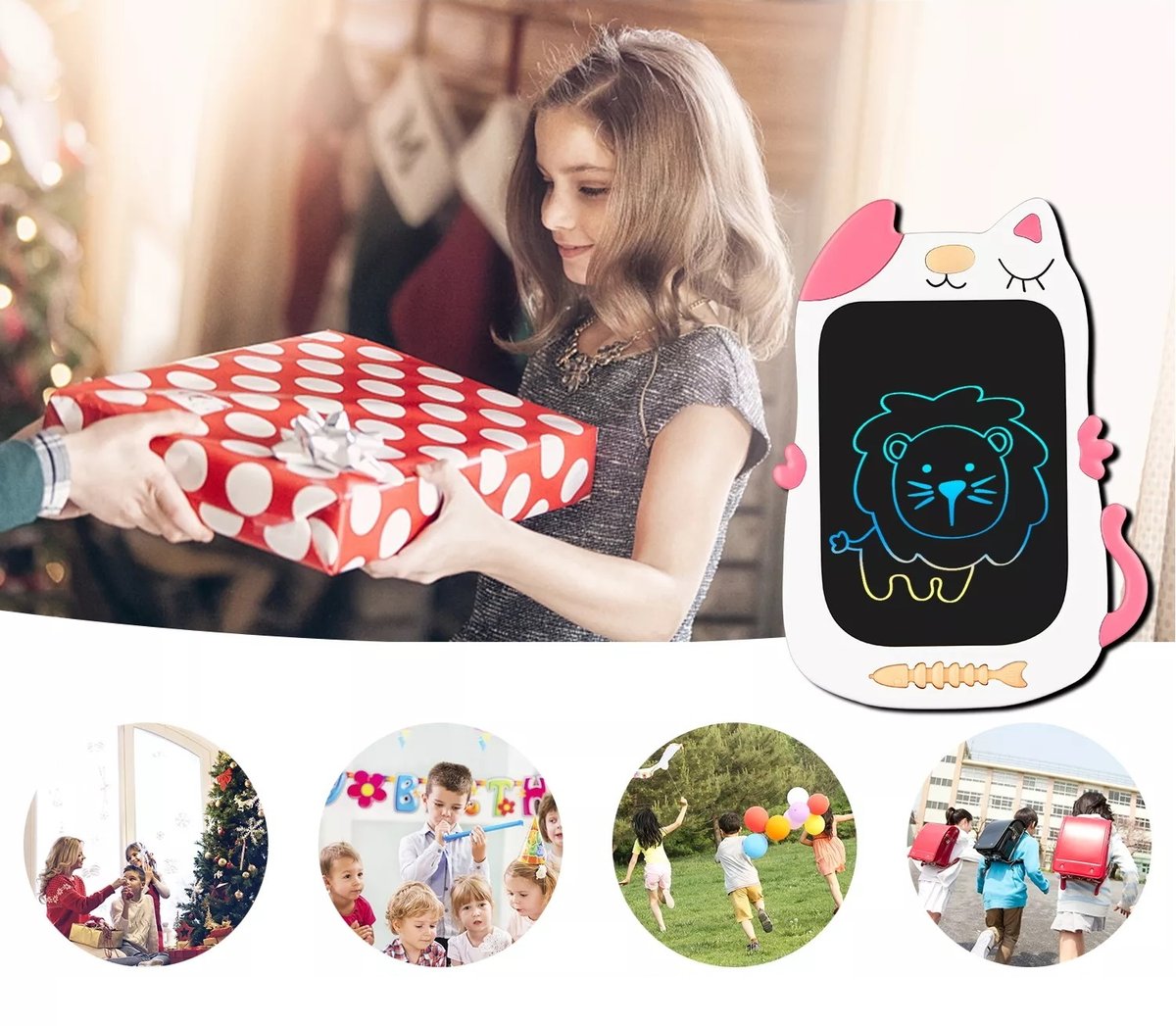 Tablet Lcd Dla Dzieci Rysowania Znikopis Tablica - AIG | Sklep EMPIK.COM