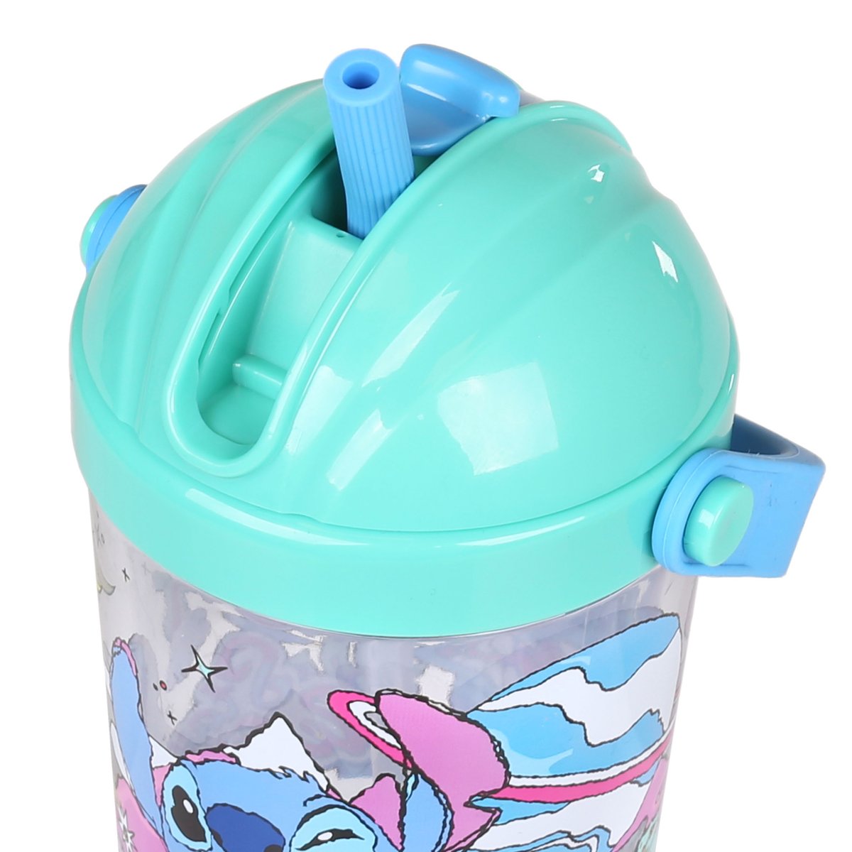 Stitch Disney Butelka Ze Słomką, Bidon Z Płynnym Brokatem I Figurką ...