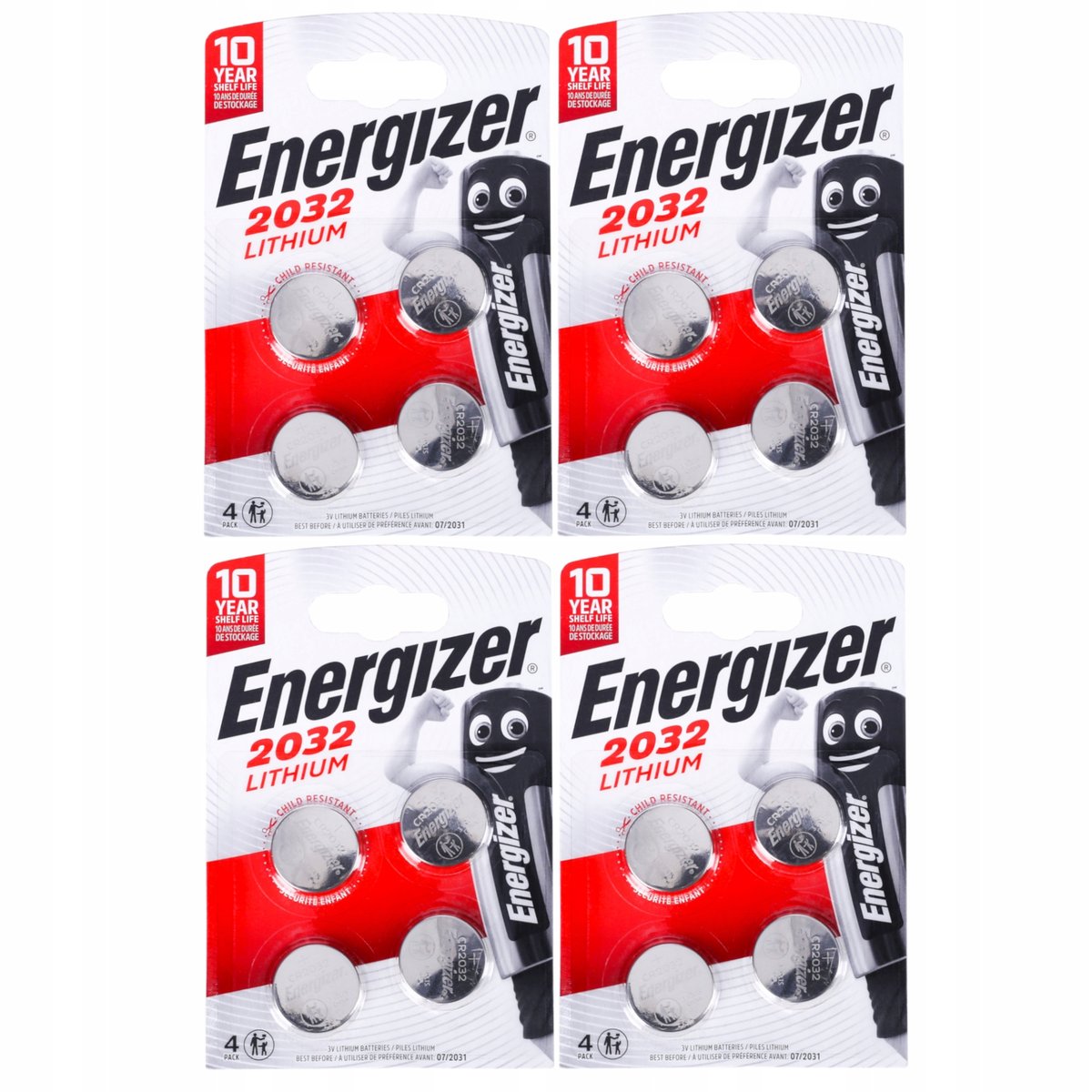 16X Baterie Specjalistyczne Guzikowe Energizer Cr 2032 Litowe 3V 235 ... 16X Baterie Specjalistyczne Guzikowe Energizer Cr 2032 Litowe 3V 235 ...