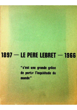 1897 Le Pere Lebret 1966 - Opracowanie zbiorowe | Książka w Empik