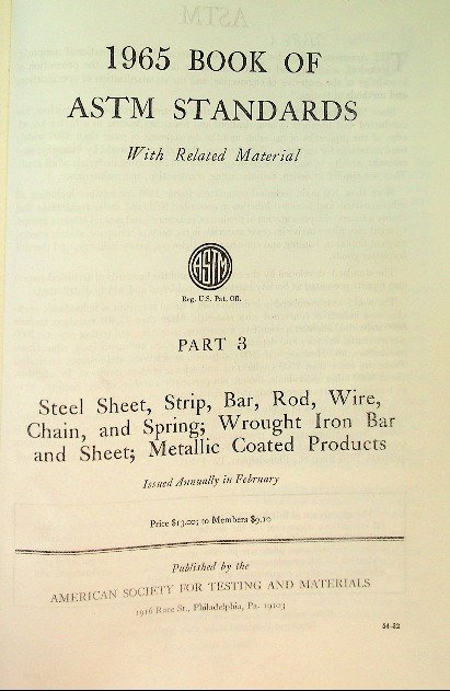 1965 book of ASTM standards Tom 3 - Opracowanie zbiorowe | Książka w Empik