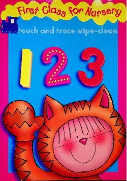 1st Class Nursery Wipe Clean 123 - SHIRLEY JACKSON | Książka w Empik