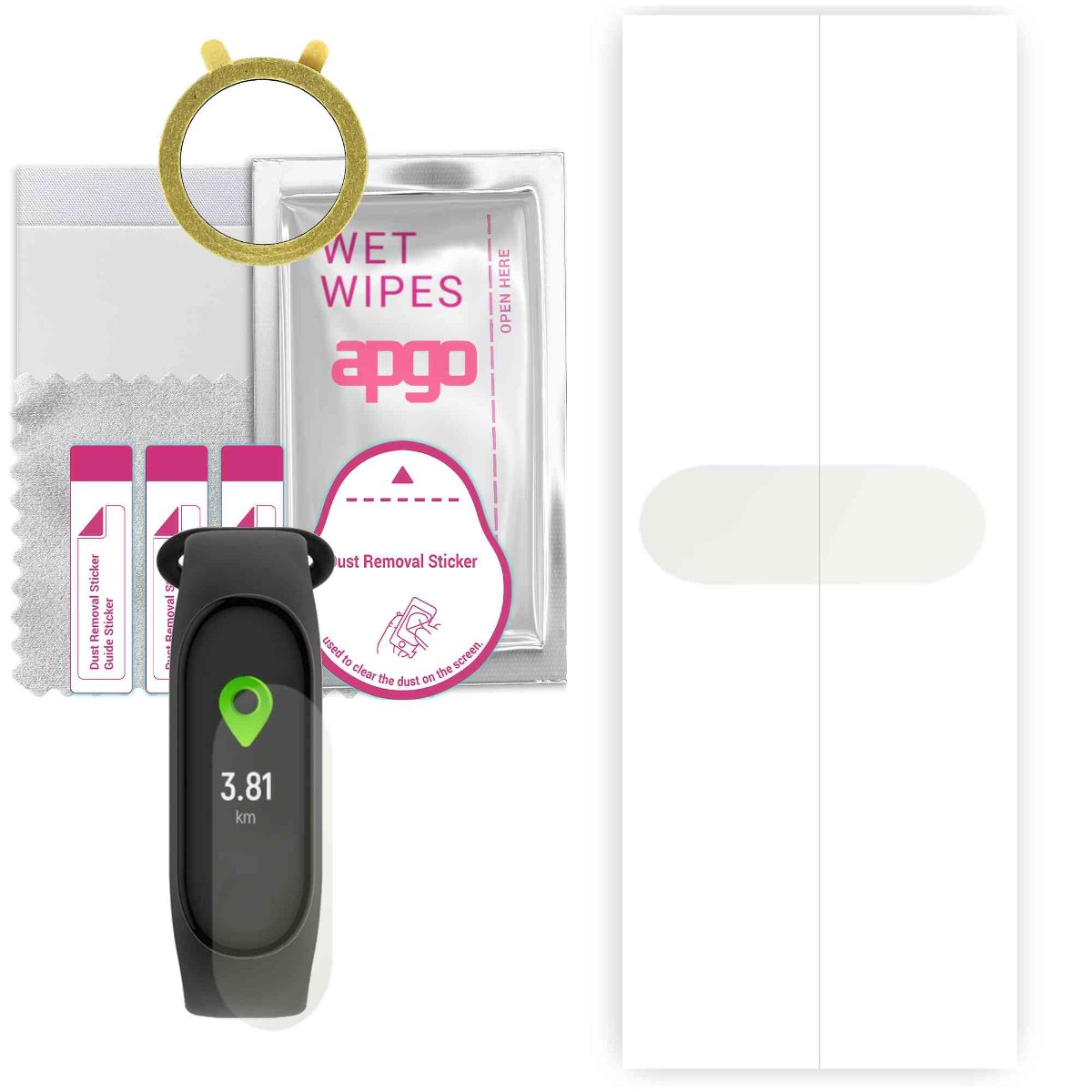 1x Folia hydrożelowa MATOWA do Forever Fitband SB-50 - apgo Smartwatch ...