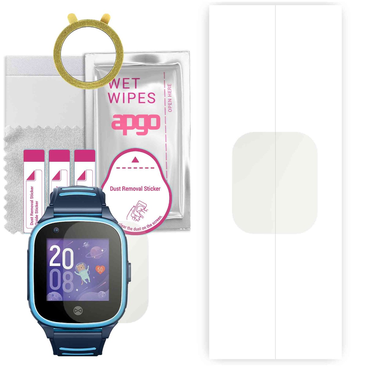 1x Folia hydrożelowa MATOWA do Forever Look Me KW-500 - apgo Smartwatch ...