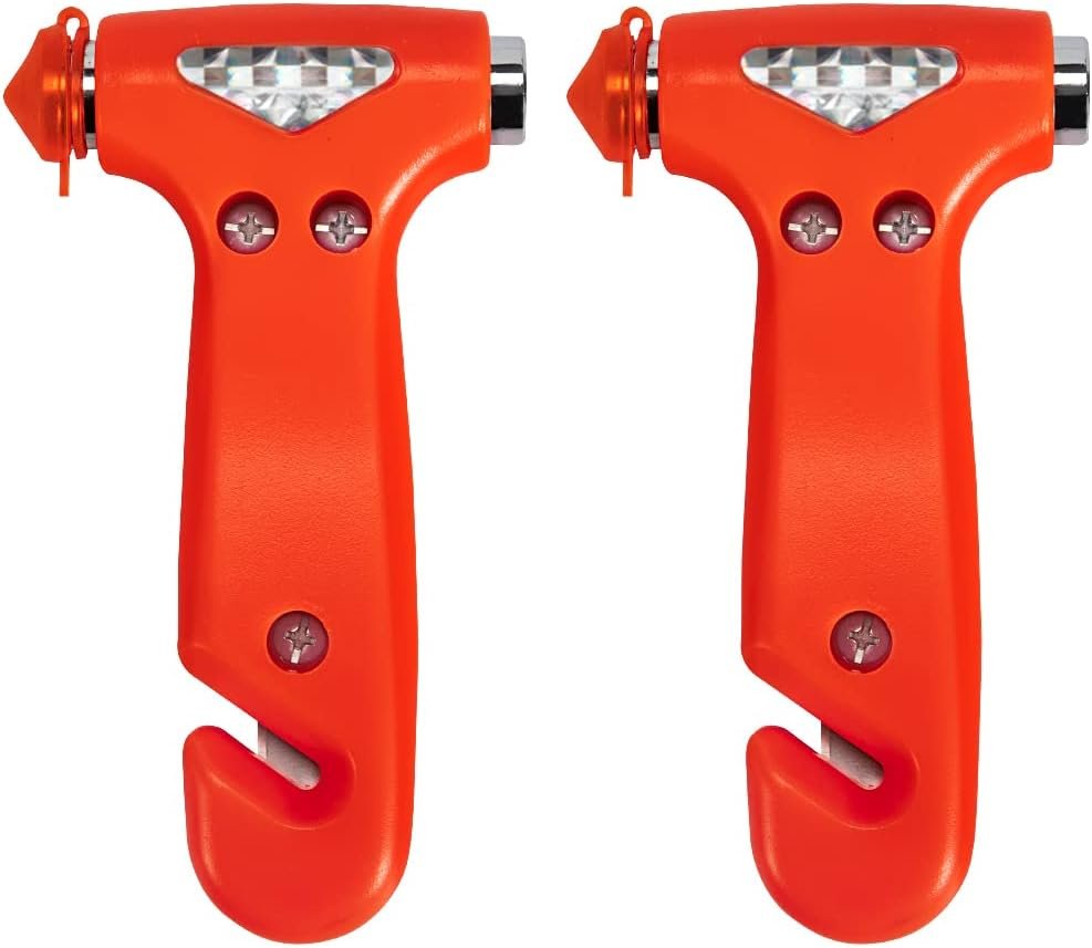 2-Pack Car Safety Hammer, Auto Emergency Escape Hammer with Window ...