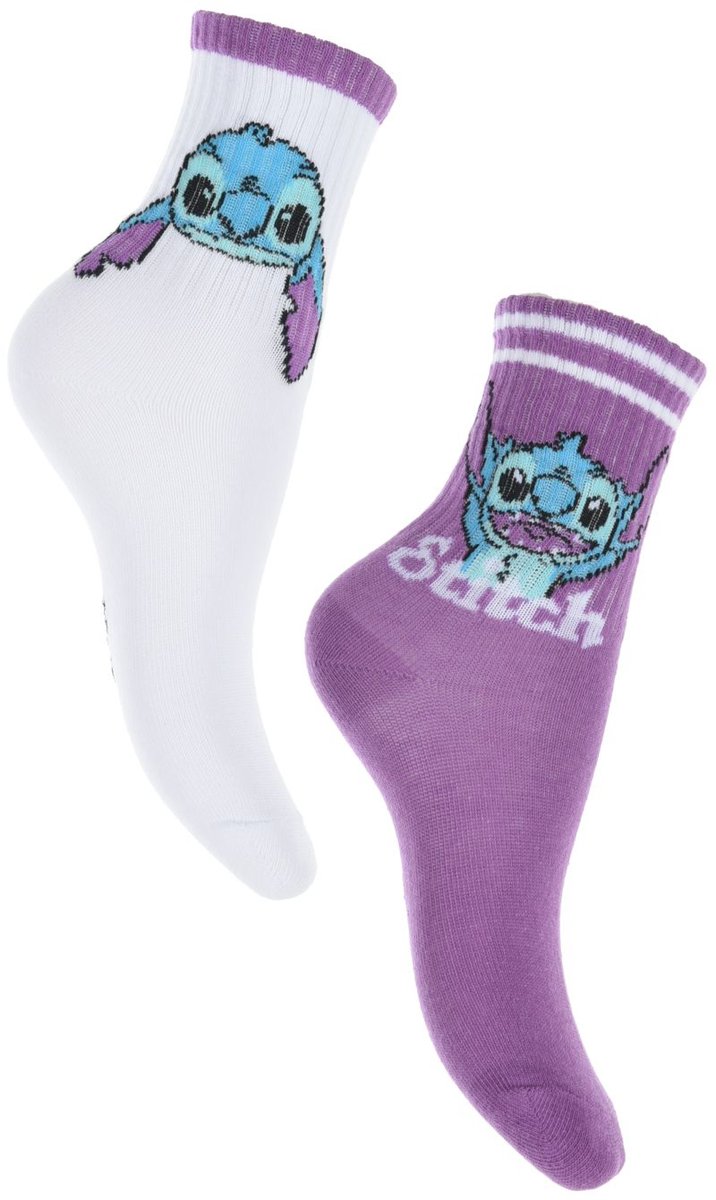 2 pary skarpetek dla dziewczynek Disney Stitch rozmiar 35/37 - Disney | Sklep EMPIK.COM