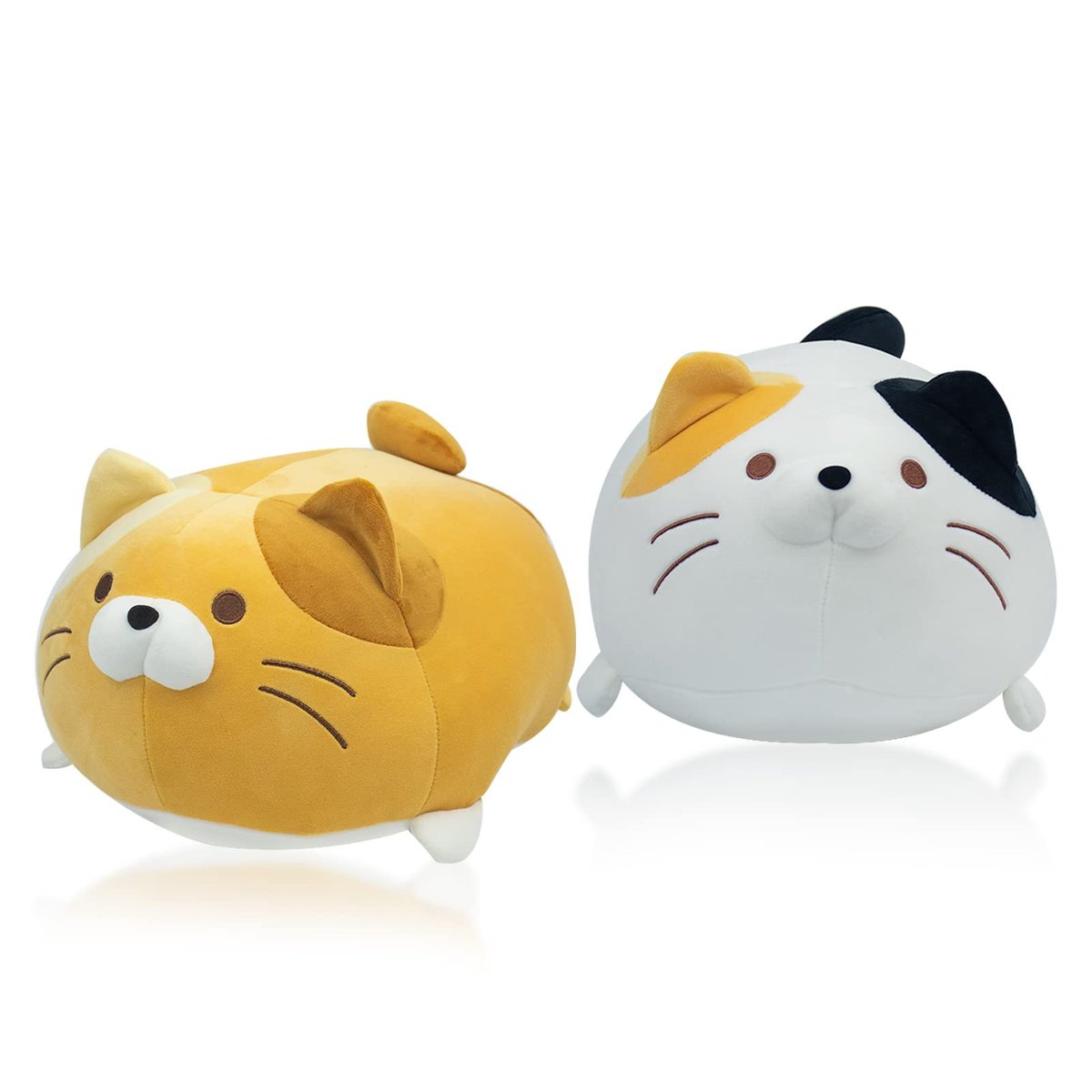 2 supermiękkie poduszki dla kotów (35 cm), pluszowy kotek Kawaii ...