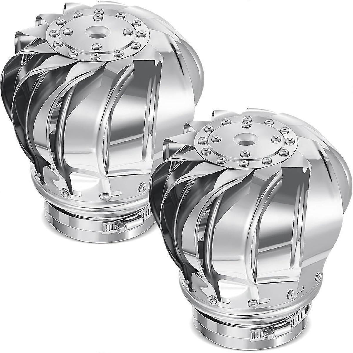 2 szt. 110 mm wentylator dachowy bez napędu turbiny wiatrowe otwór ...