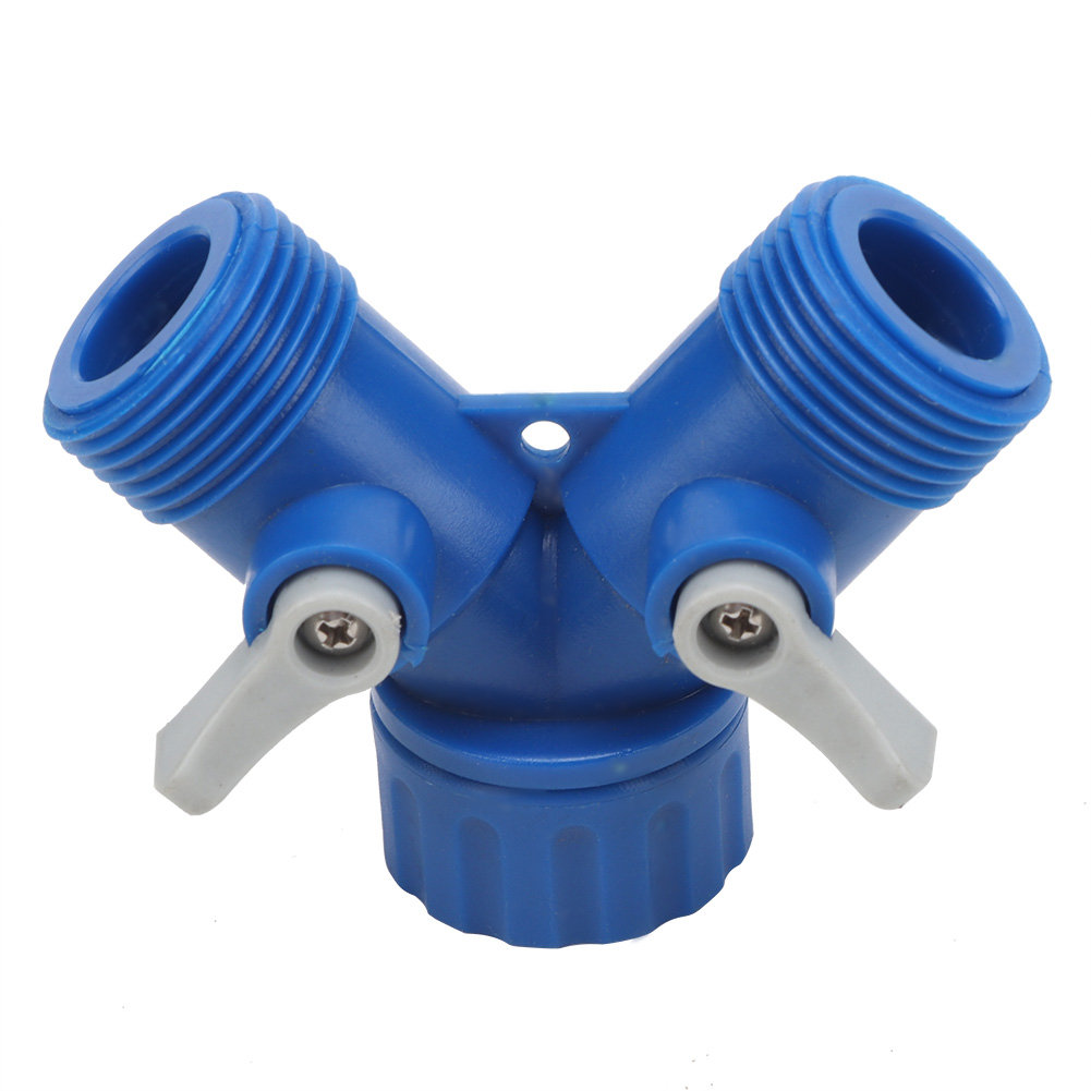 2 Way Y Shaped Garden Water Hose Connector Fittings G3/4" - Other ...
