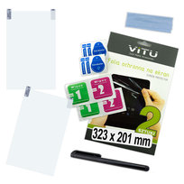 2 x Folia ochronna do na laptop notebook 323x201 mm 32,3 x 20,1 cm 15 ...