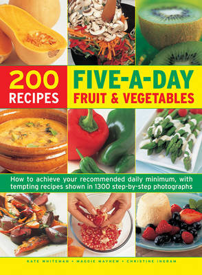 200 Five-A-Day Fruit & Vegetable Recipes - Whiteman Kate | Książka w Empik