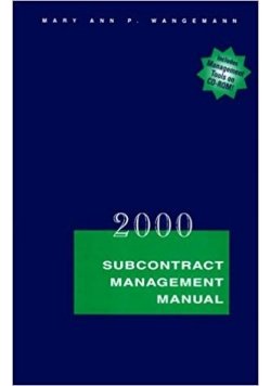 2000 Subcontract management manual - Opracowanie zbiorowe | Książka w Empik