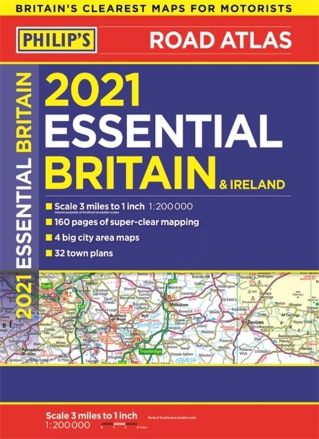 2021 Philips Essential Road Atlas Britain and Ireland - Opracowanie ...