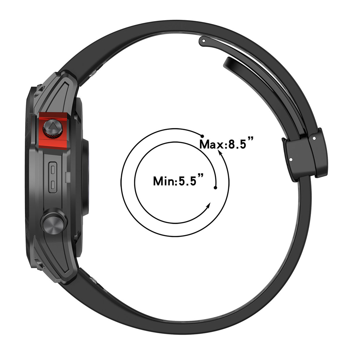 20mm silikonowy pasek do zegarka Garmin Epix Pro 42mm/Fenix 7S/Fenix 7S ...